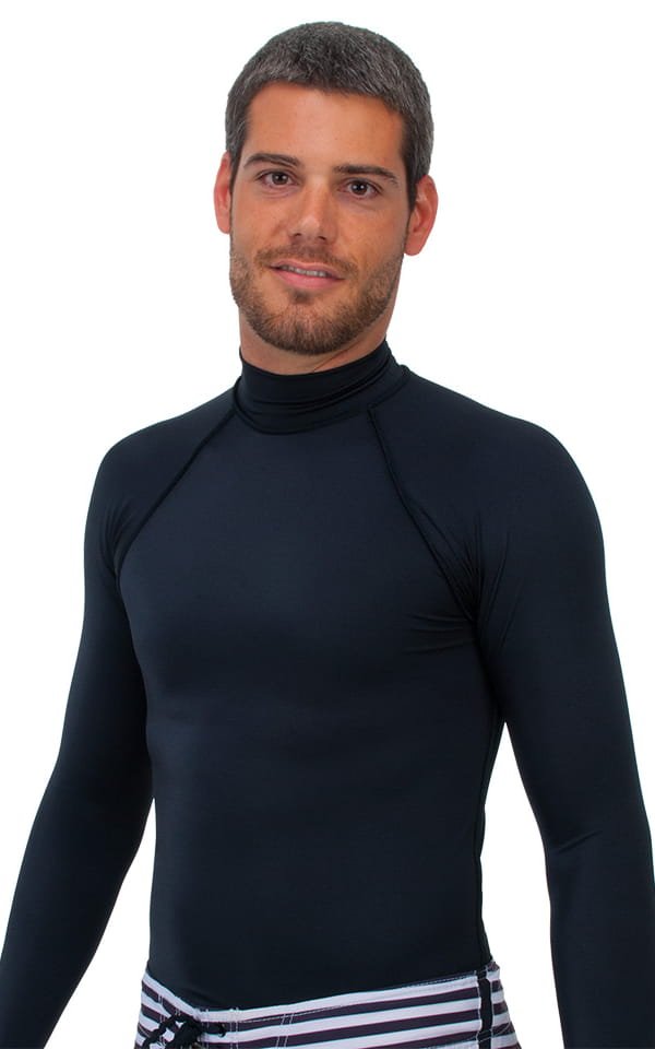 RG3 - Mens Swim Skin Rash Guard - Solids - Skinzwear